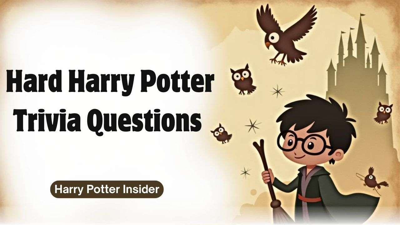 Test Your Hard Harry Potter Trivia Questions Skills