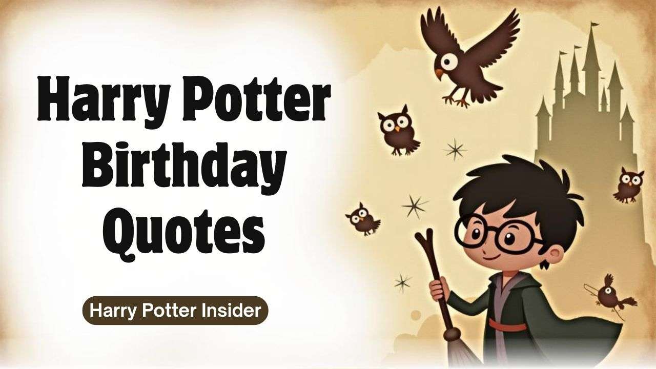 Magical Harry Potter Birthday Quotes for You!