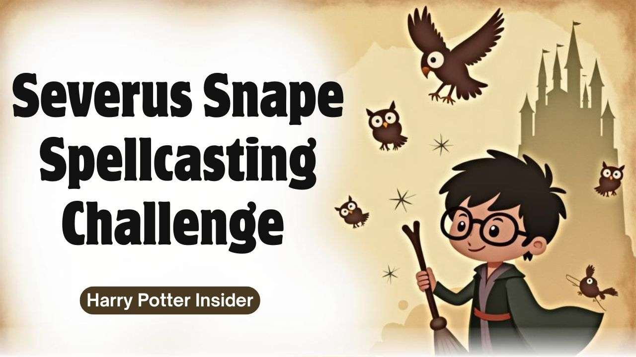 Severus Snape Spellcasting Challenge: Test Your Magic.