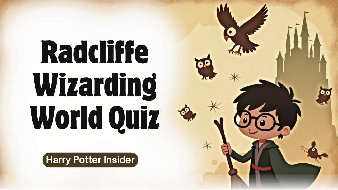 Radcliffe Wizarding World Quiz: Fun Fan Trivia.