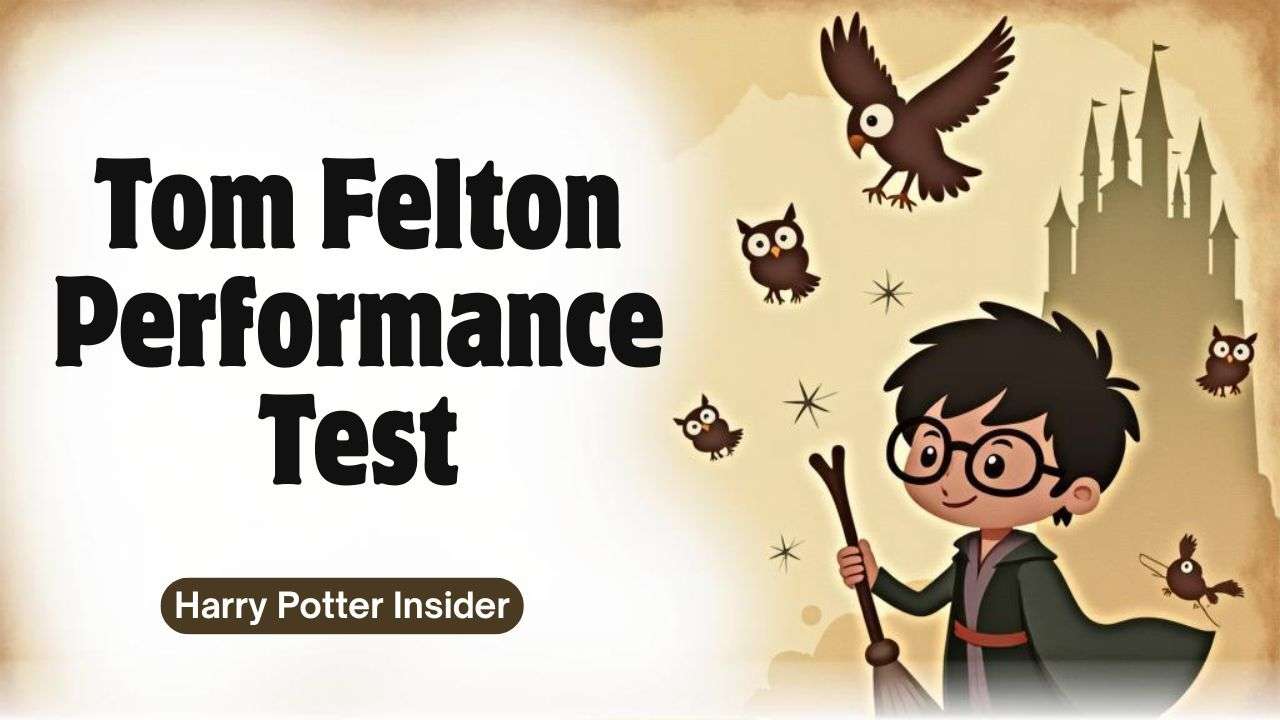 Tom Felton Performance Test: Fun Harry Potter Quiz