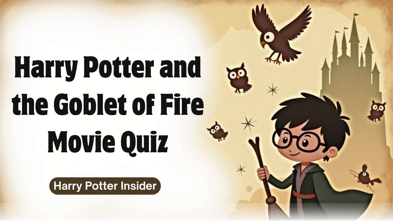 Take the Harry Potter and the Goblet of Fire Movie Quiz!