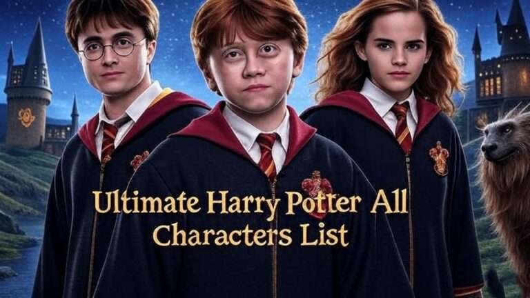 Ultimate Harry Potter All Characters List: Wizards & More.