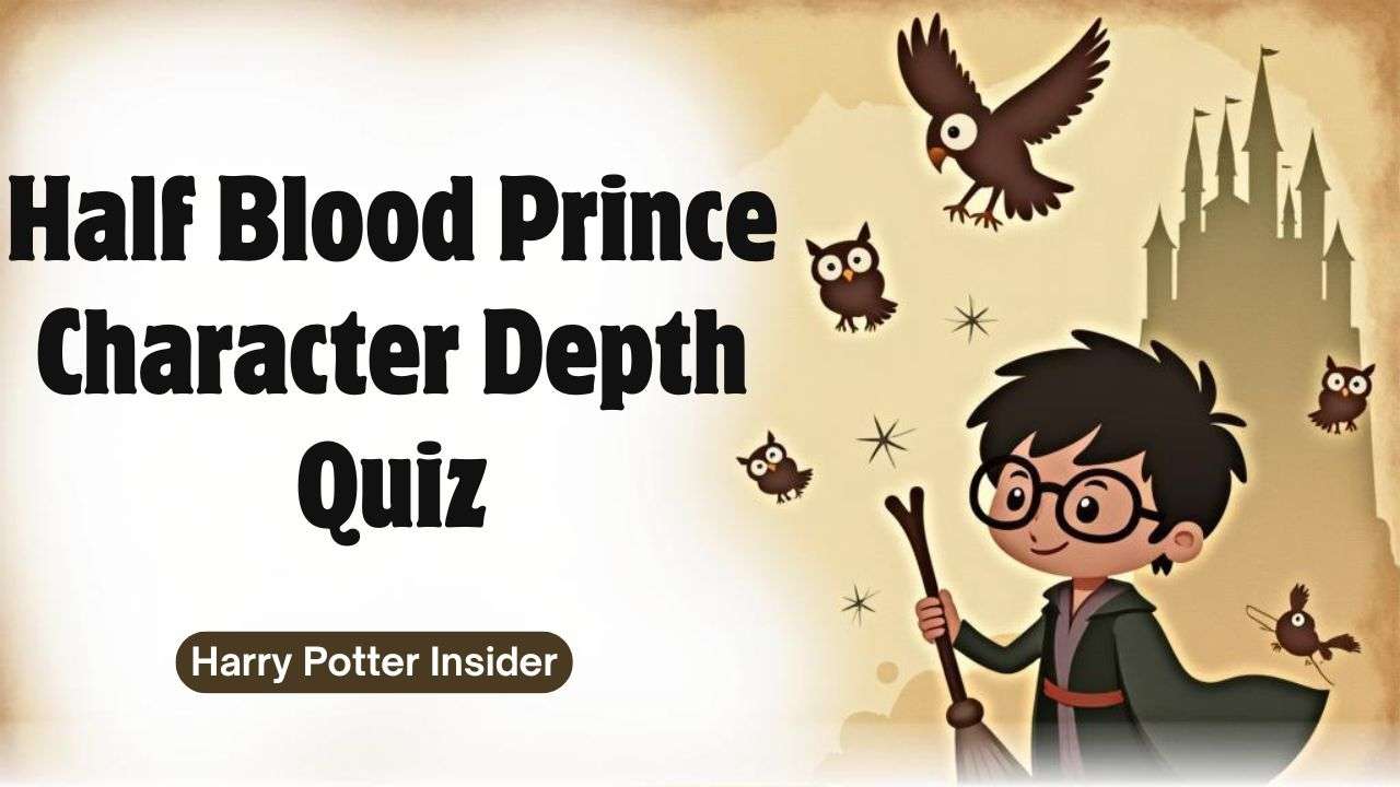 Take the Half Blood Prince Character Depth Quiz Now.