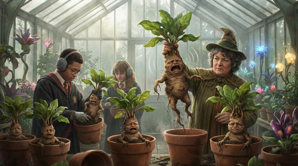 Crying Plants in Harry Potter: Screaming Mandrakes Explained