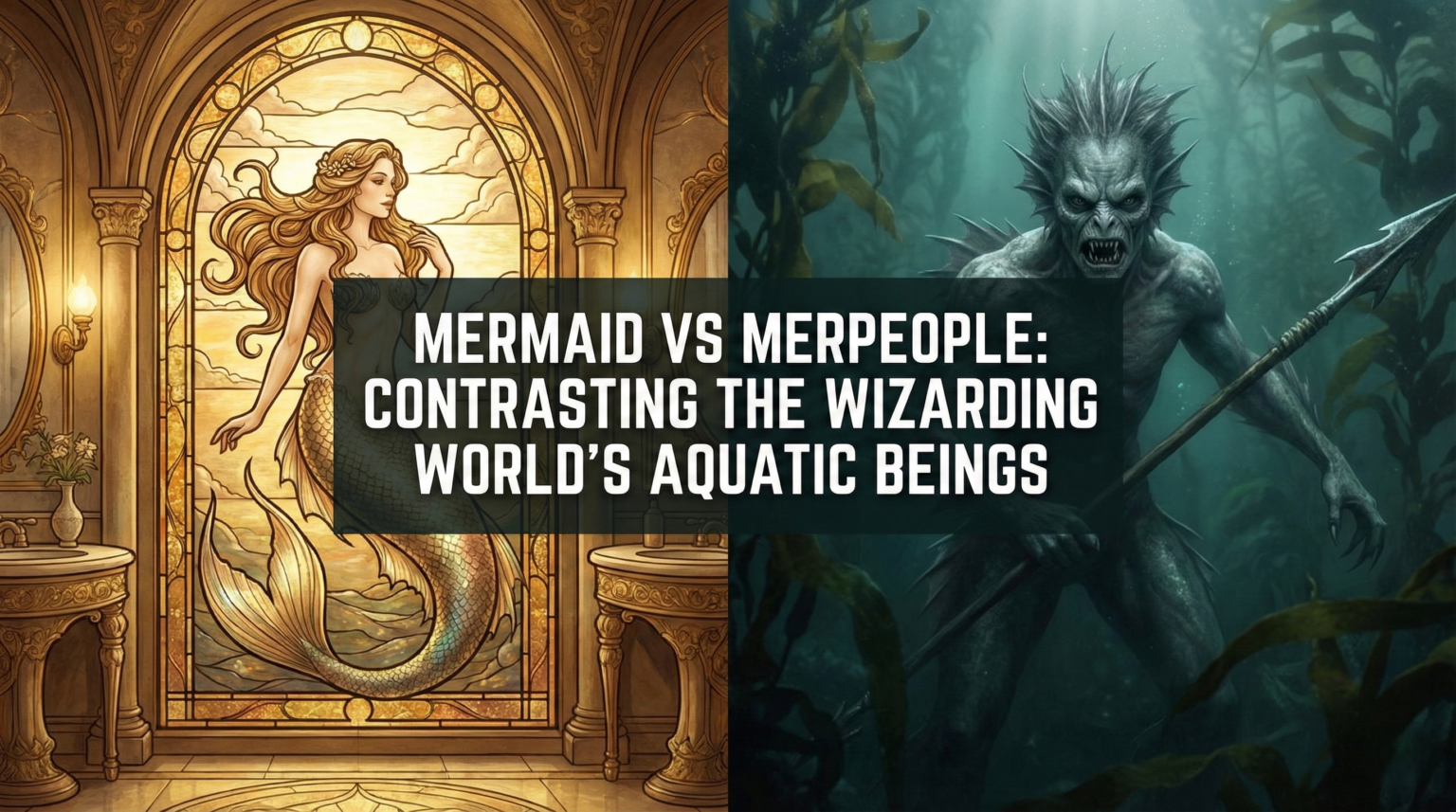 Harry Potter Mermaid vs Black Lake Merpeople Explained