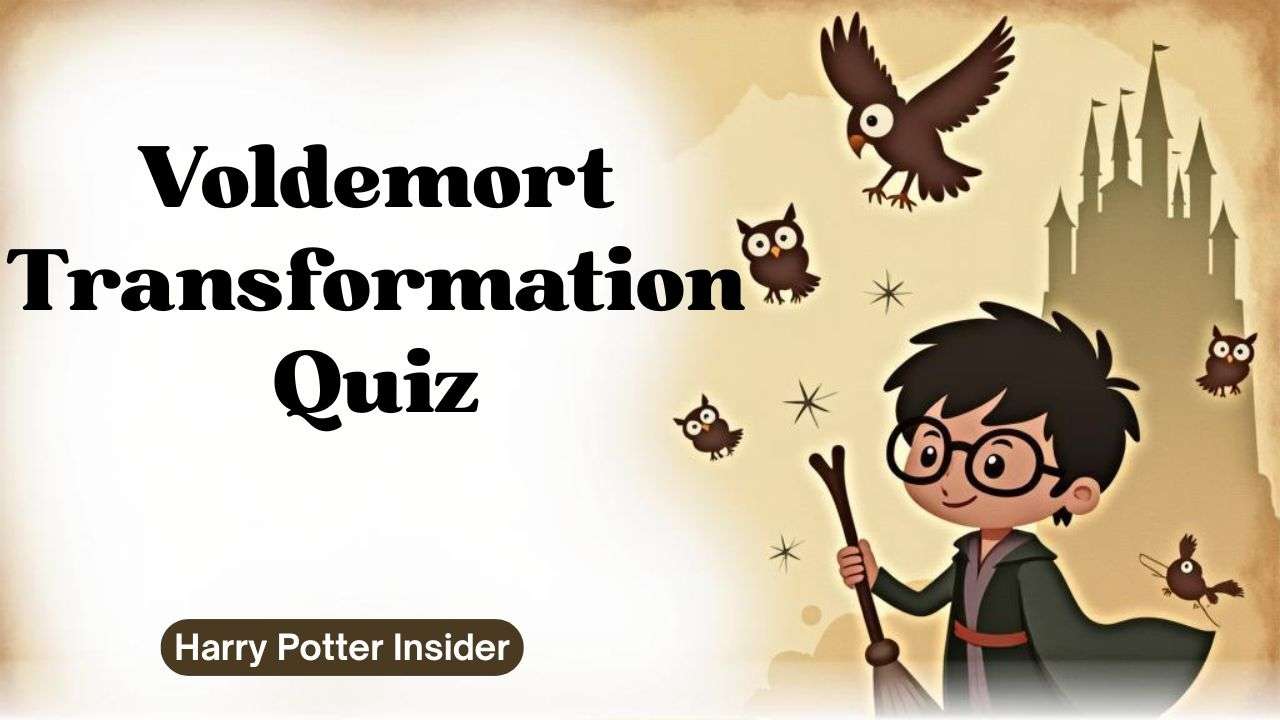 Voldemort Transformation Quiz: His Dark Evolution
