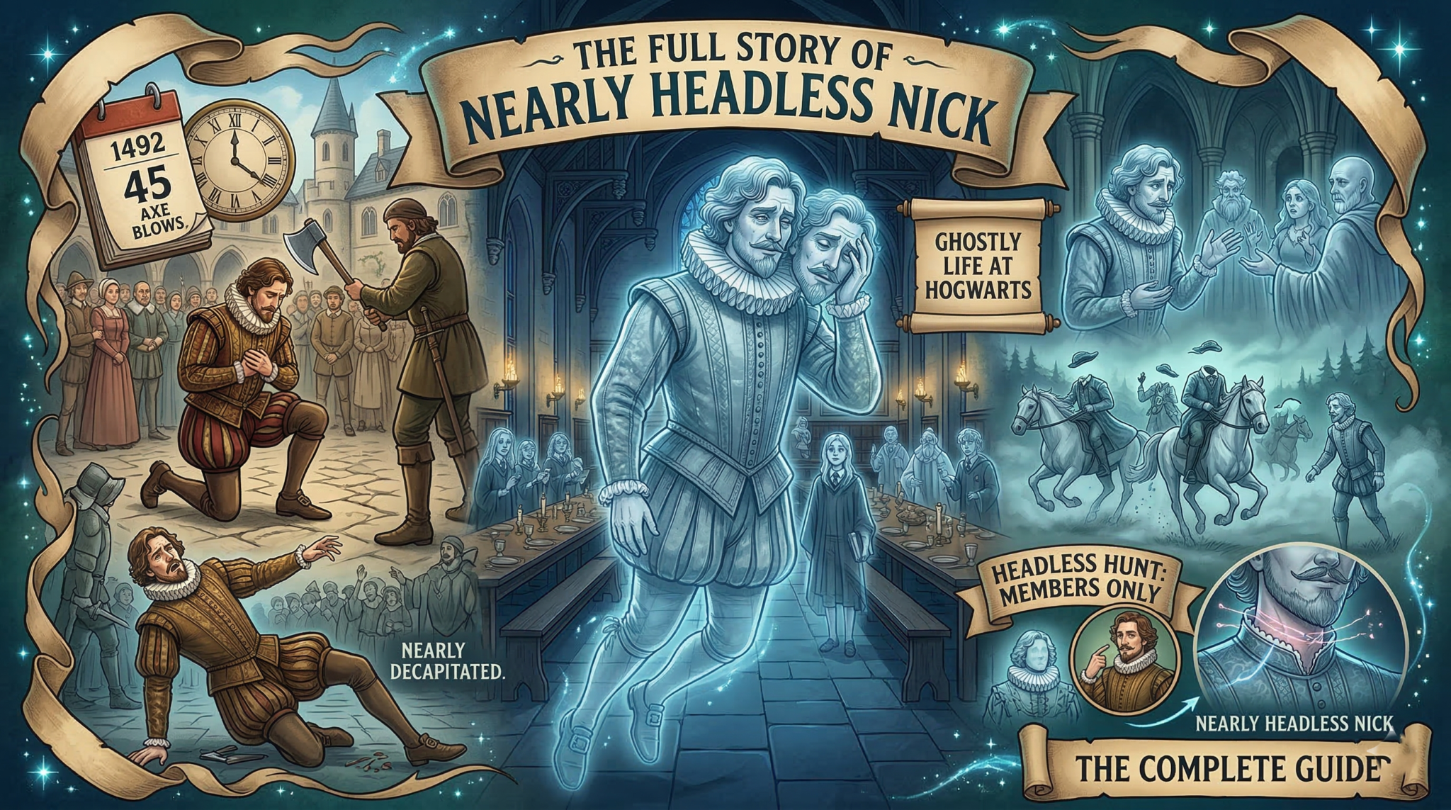 Harry Potter Sir Nicholas: Nearly Headless Nick's Full Story